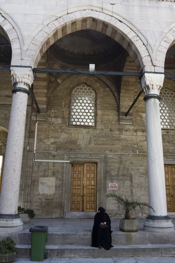 Female in chador editorial photo. Image of stone, woman - 23986456