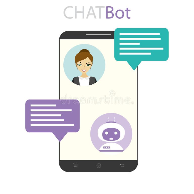 Female Chatbot Stock Illustrations – 446 Female Chatbot Stock ...