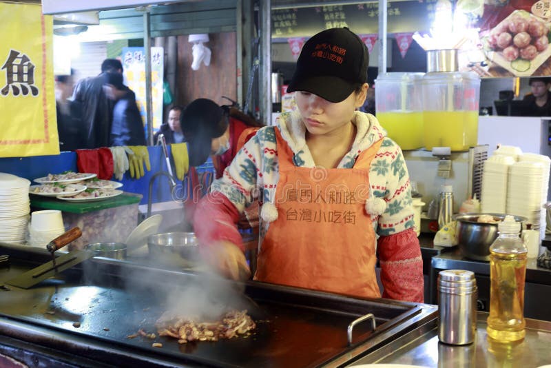The Chef of Cooked-food Stall in Central, Hong Kong Editorial Stock ...