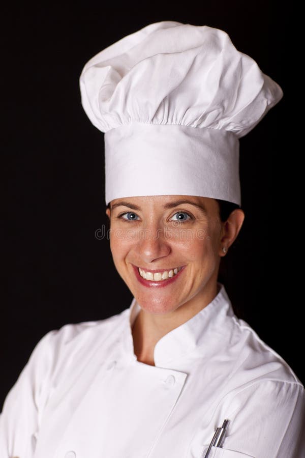 Female Chef stock photo. Image of cheerful, attractive - 40864478