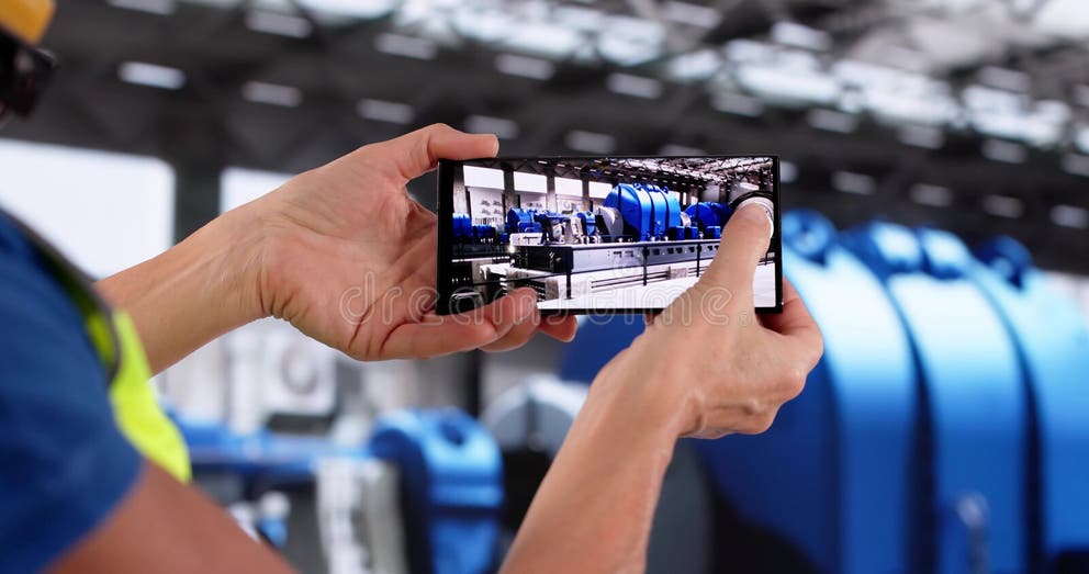 Female Civil Engineer Scanning Rocket Assembly Stock Image - Image of ...