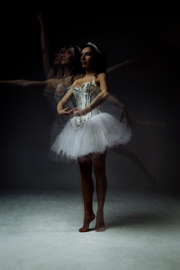 Female Classic Ballet Dancer Stock Image - Image of beautiful, dancers ...