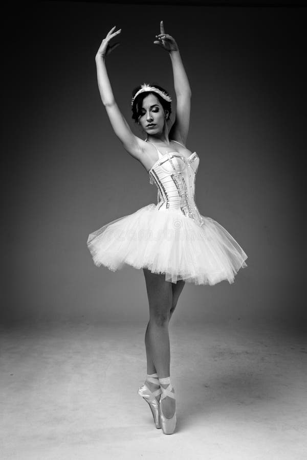 Female Classic Ballet Dancer Stock Image - Image of elegance, posing ...