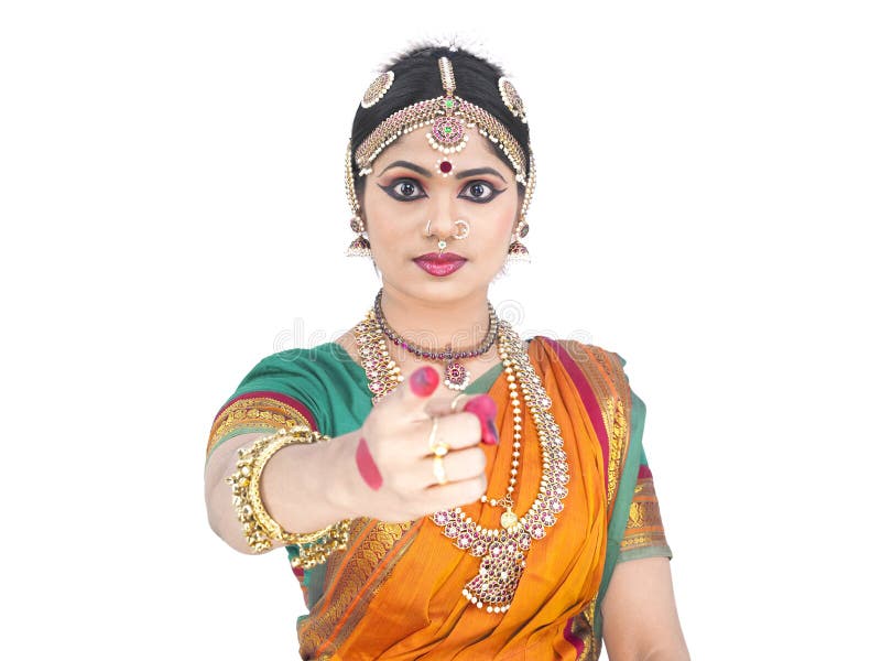 Female Classical Dancer from India Stock Photo - Image of costume ...
