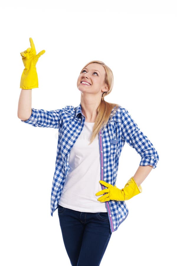 Female cleaner stock image. Image of equipment, housework - 30500359