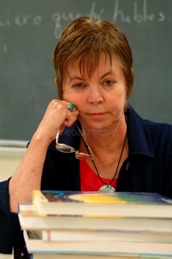 Female College Professor 2 stock image. Image of education - 3098471