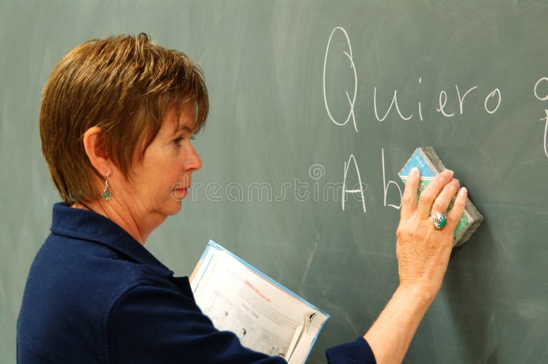 Spanish Professor stock photo. Image of learn, blackboard - 1531166
