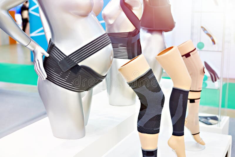 Female Compression Bandages Stock Image - Image of rehabilitation ...