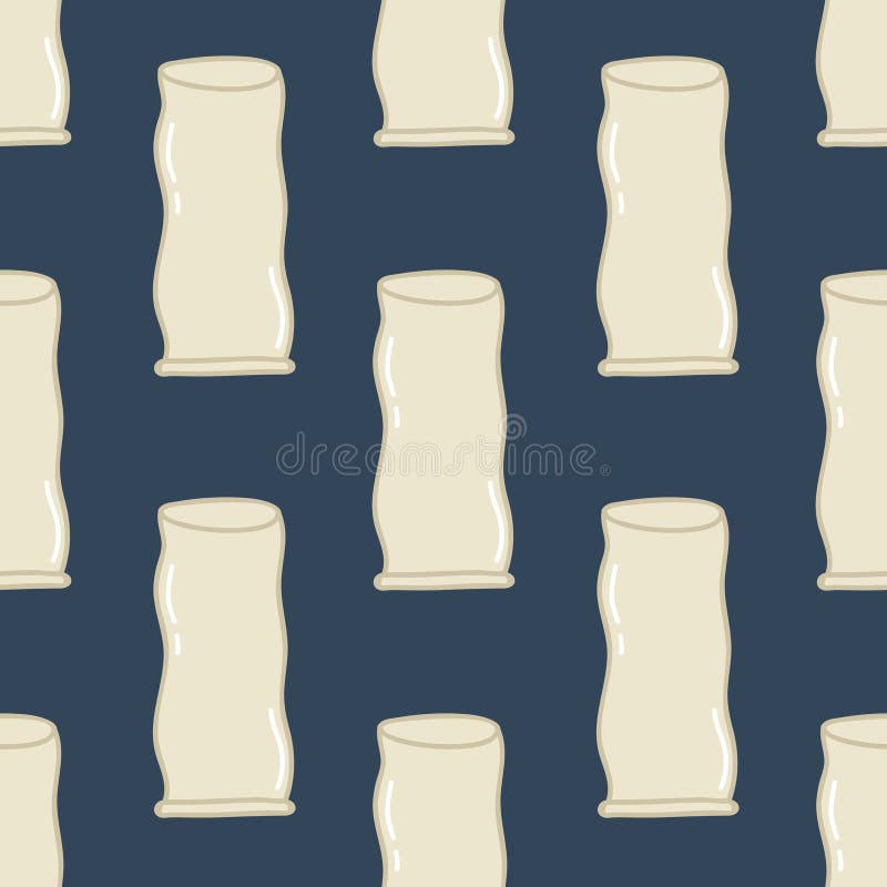 Female Condom Doodle Icon, Vector Illustration Stock Illustration ...