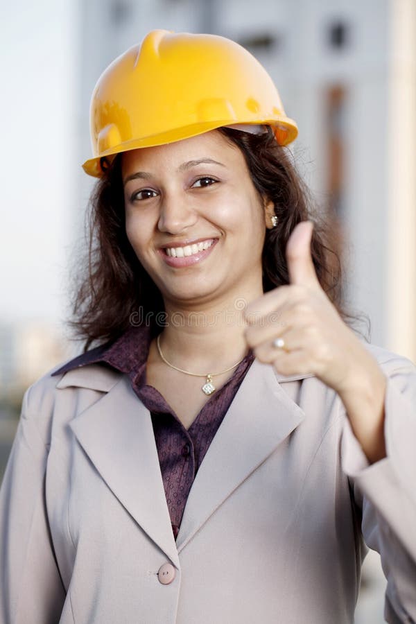 Female Construction Engineer Stock Photo - Image of consultant ...