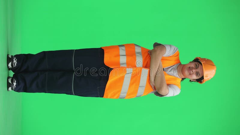 Female Construction Worker Using Smartphone App Stock Video - Video of ...