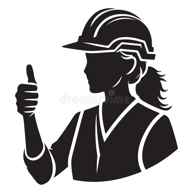 Safety Inspector Vector Silhouette Stock Illustrations – 1,162 Safety ...