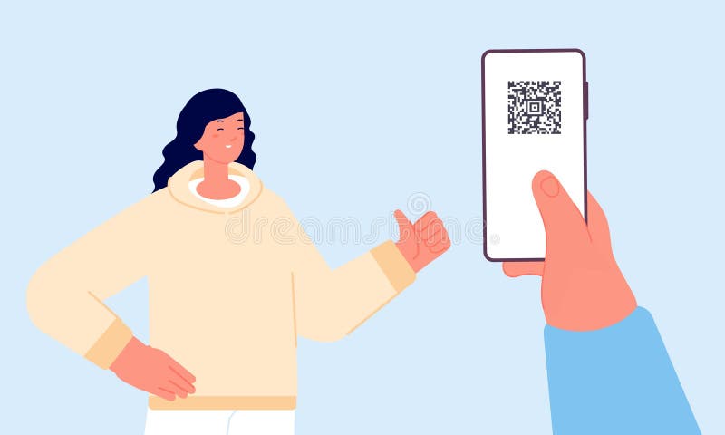 Person Qr Code Stock Illustrations – 973 Person Qr Code Stock ...