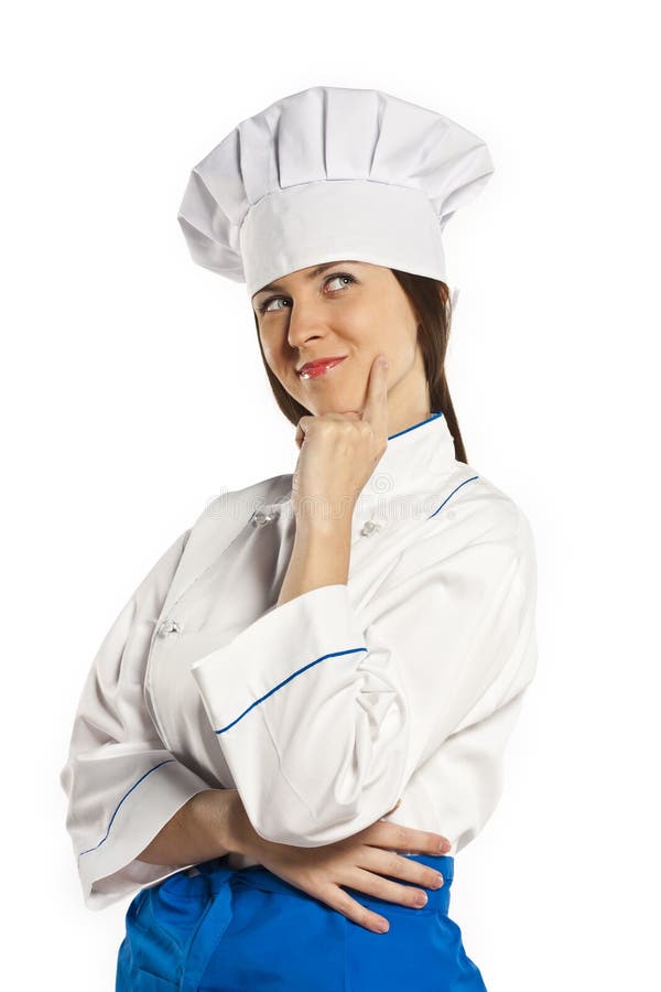 Female Cook Preparing a Genuine Recipe Stock Photo - Image of gourmet ...