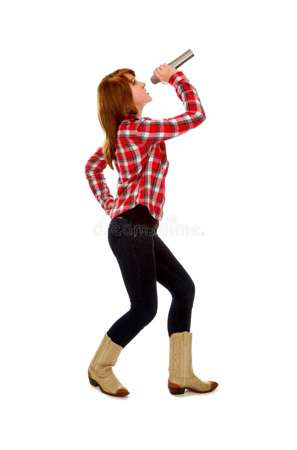 Female Country Singer stock photo. Image of female, caucasian - 18715862