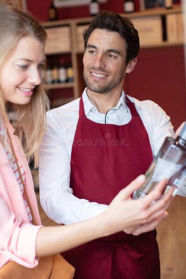 Female Customer Being Advised in Liquor Store Stock Photo - Image of ... Female Customer Being Advised in Liquor Store Stock Photo - Image of ...