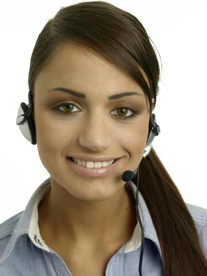Female customer service stock image. Image of communication - 13602359