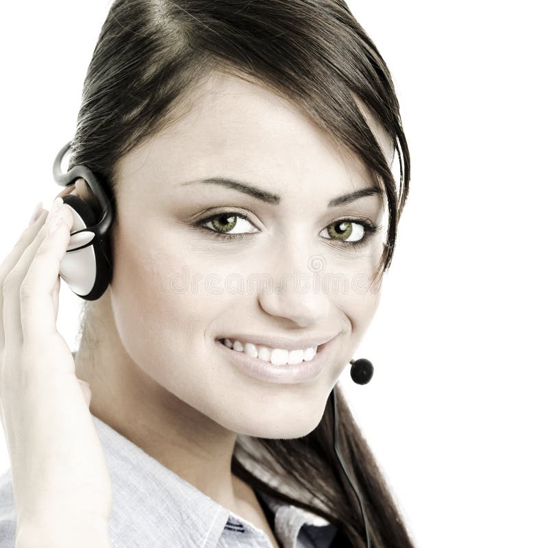 Female customer service stock photo. Image of corporate - 13602526