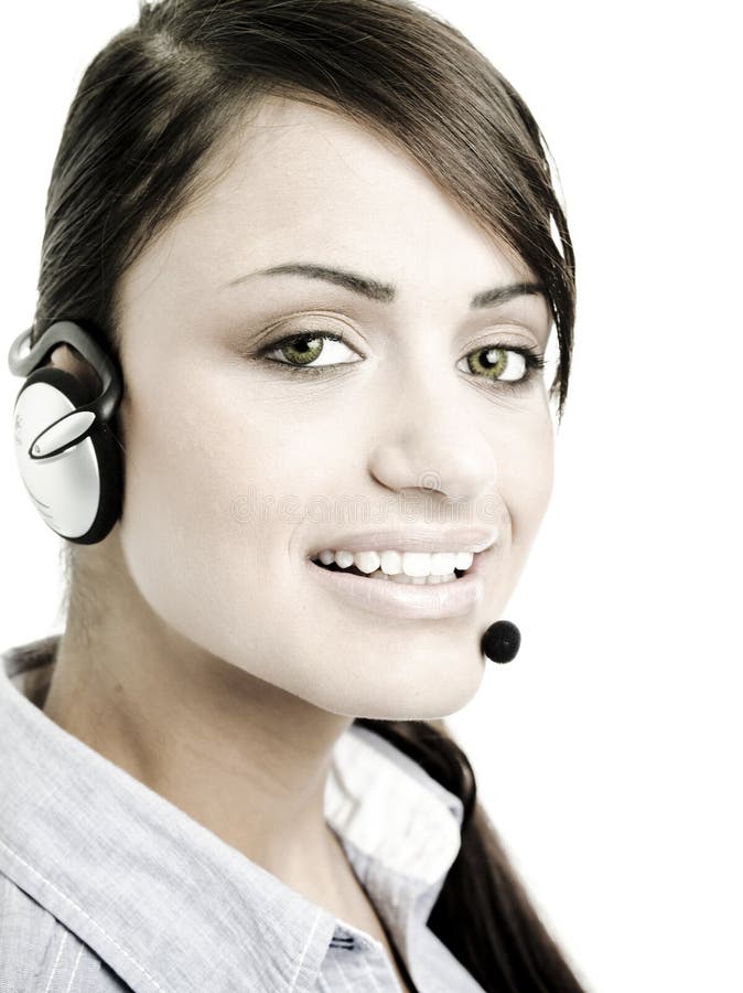 Female customer service stock photo. Image of contact - 14835068
