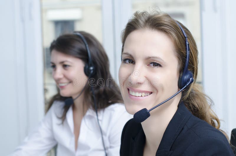 Female customer service stock image. Image of explanation - 27825355