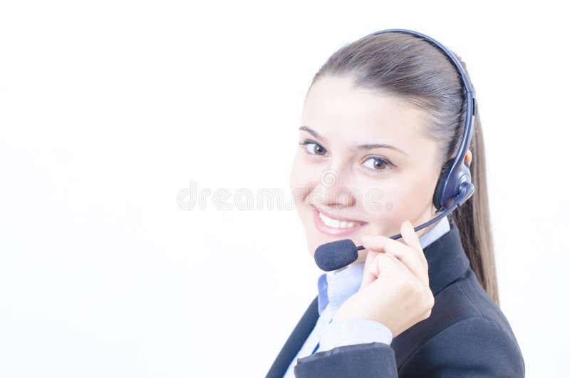 Female customer service stock image. Image of explanation - 28720649