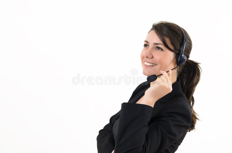 Female customer service stock image. Image of copy, business - 30345245