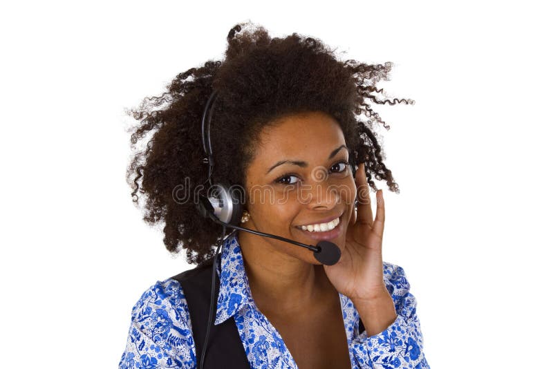Friendly Customer Service stock image. Image of pretty - 2359759