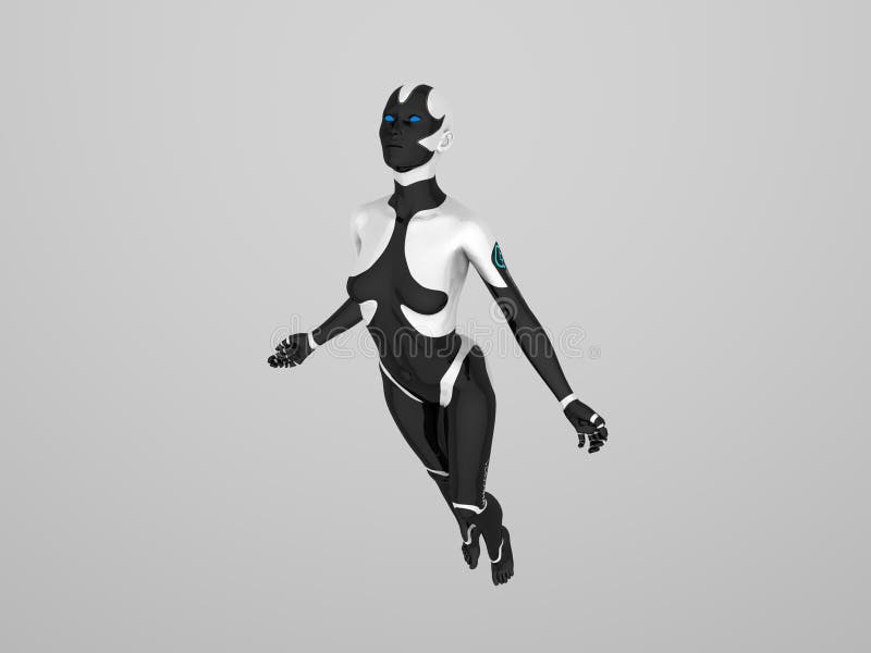 Female cyborg(s) stock illustration. Illustration of anime - 7592822