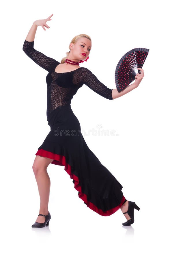 Female dancer dancing stock photo. Image of folk, latin - 30662088