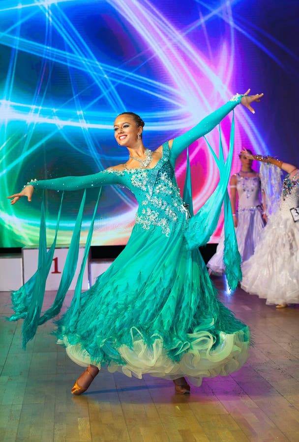 Female dancer performs stock photo. Image of ballroom - 39817108