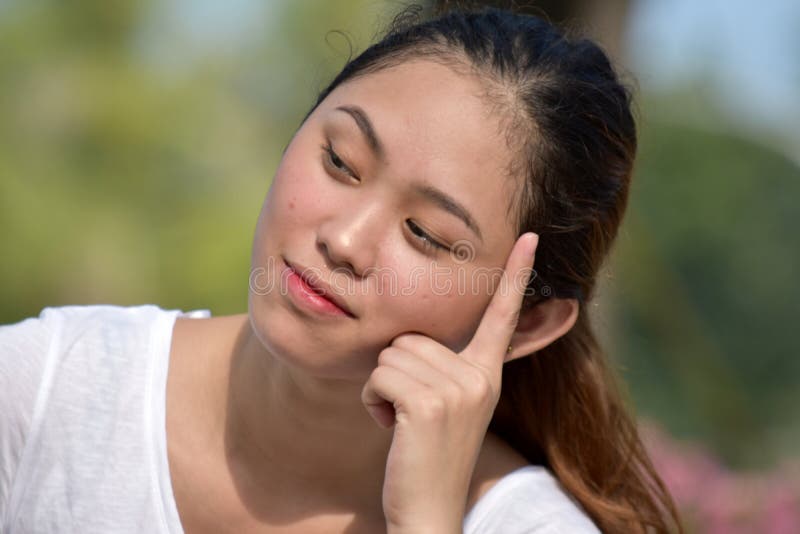 A Female Decision Making stock image. Image of decision - 156408461