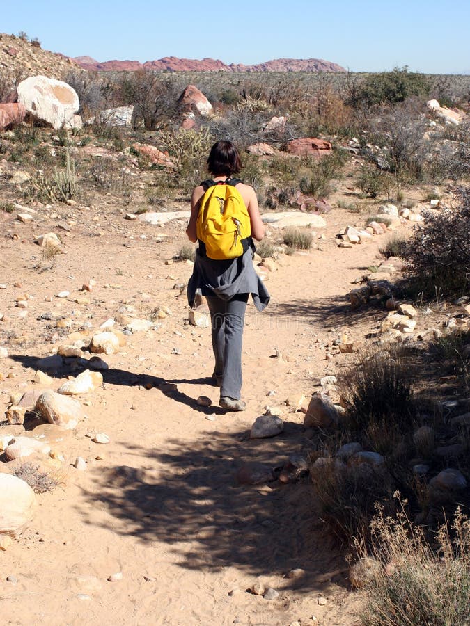 Female Desert Hiker Picture. Image: 505543