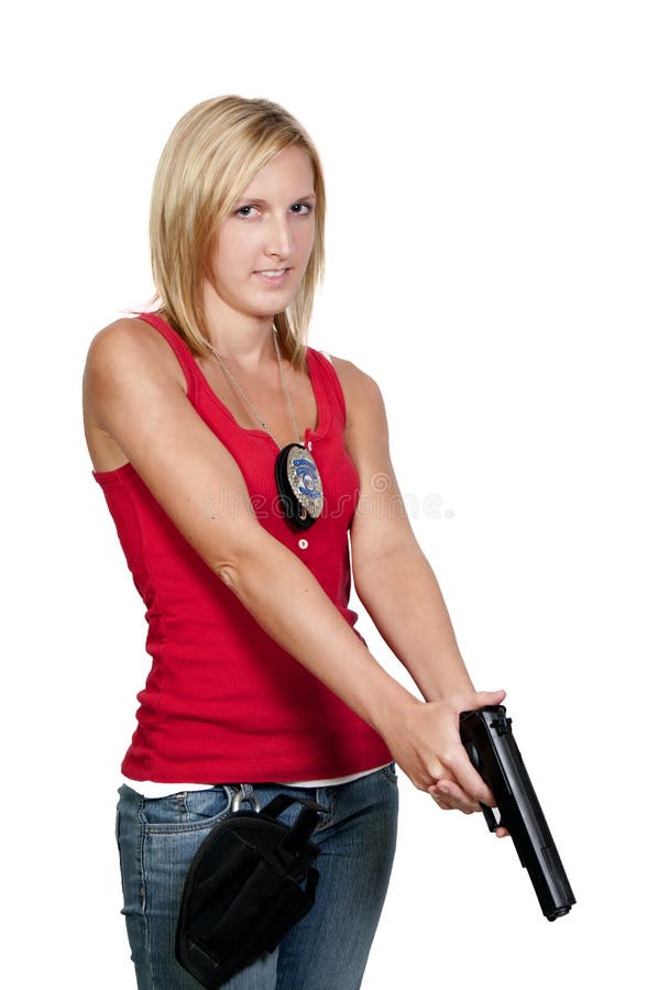 Female Detective stock photo. Image of beautiful, detective - 15973488