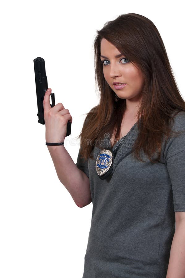 Female Detective stock image. Image of authority, caucasian - 17359593