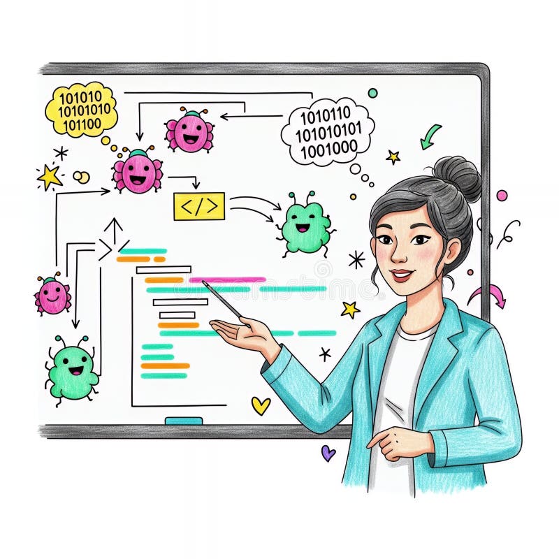 Happy Software Developer Stock Illustrations – 618 Happy Software Developer Stock Illustrations ...