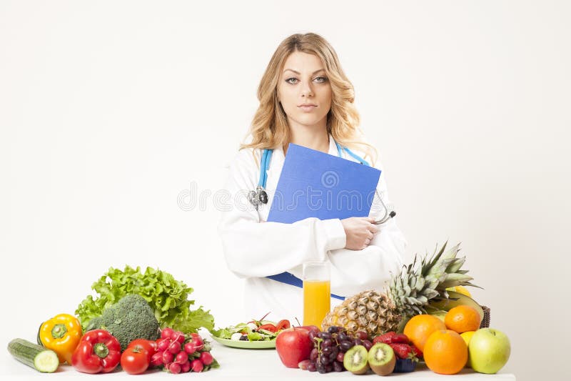 Female dietitian stock photo. Image of obesity, care - 69945338