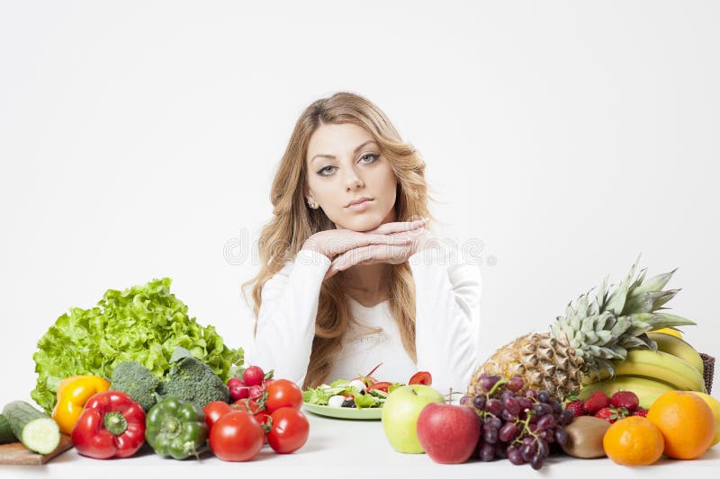 Female dietitian stock photo. Image of healthy, pepper - 69945128