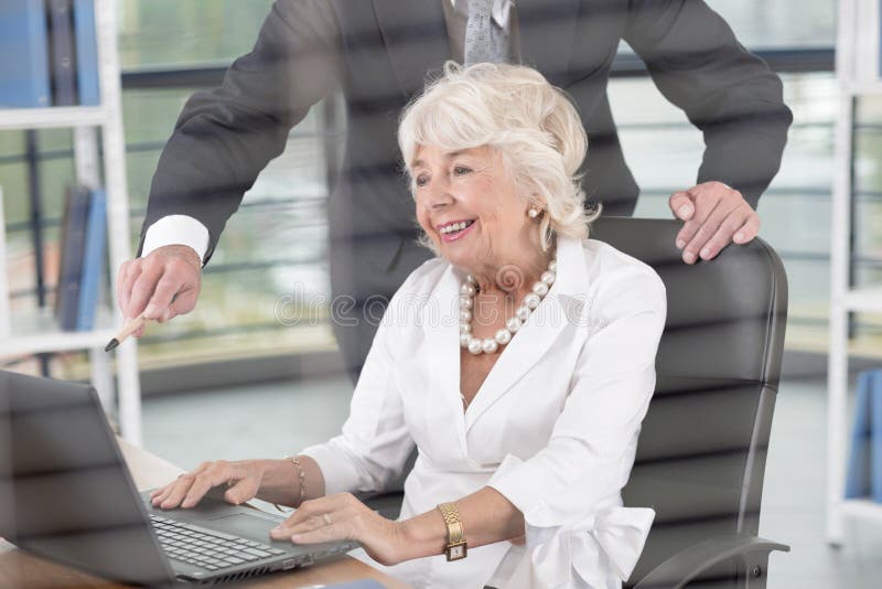 Executive Director Sitting in Office Stock Image - Image of success ...