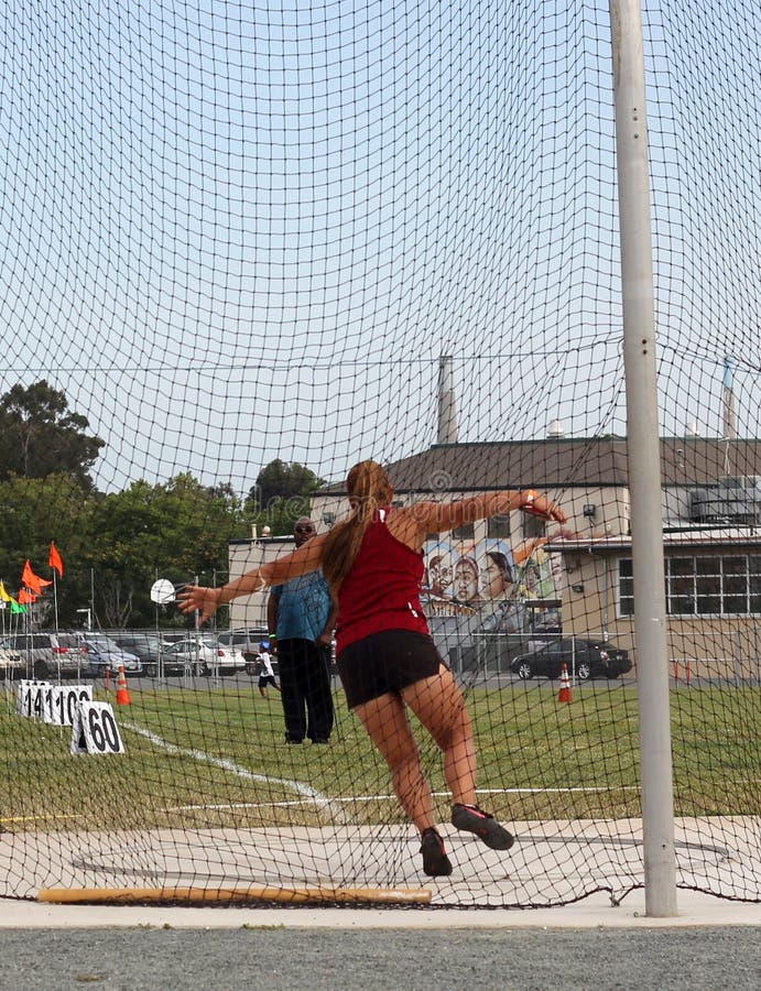 Female Discus thrower editorial photo. Image of people - 45762846