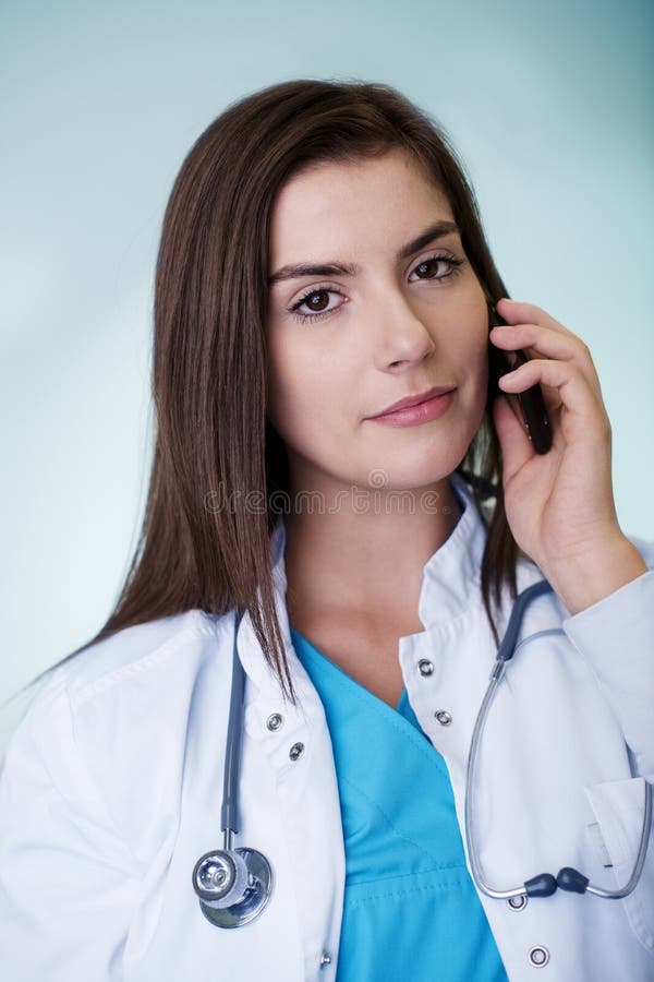 Female doctor stock photo. Image of blue, procedure, medicine - 29223926