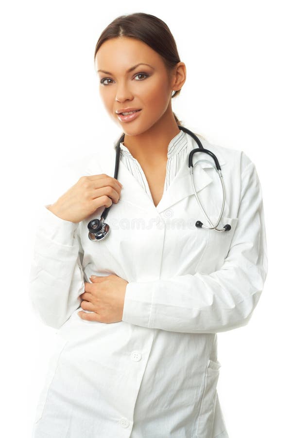 Female Doctor stock image. Image of care, caucasian, background - 3841269