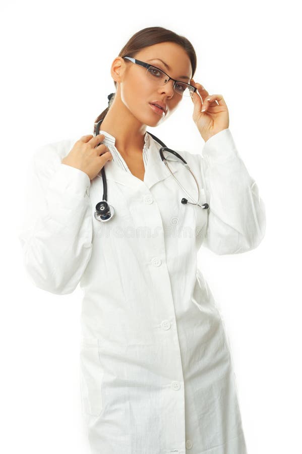 Female Doctor stock image. Image of health, lady, laboratory - 4150101