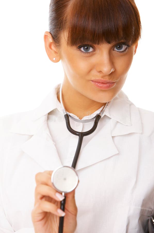 Female doctor stock photo. Image of pretty, clinic, black - 5398334
