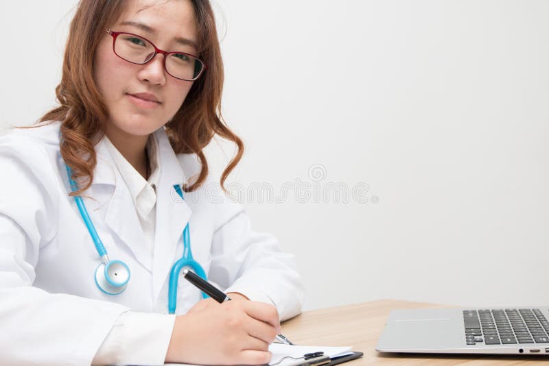 Female doctor stock image. Image of chinese, doctors - 74790349
