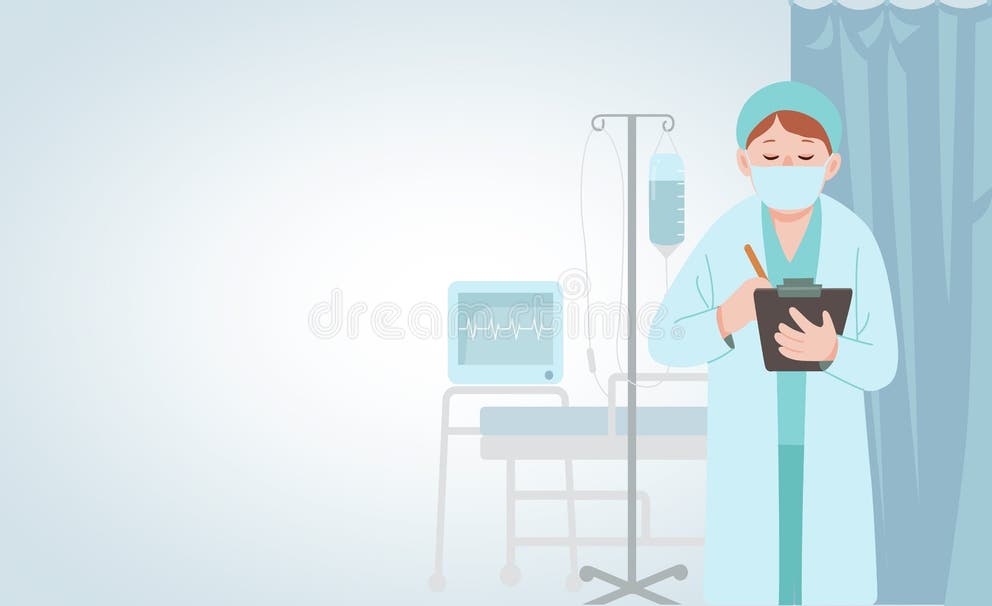 Doctor Behind Stock Illustrations – 965 Doctor Behind Stock ...