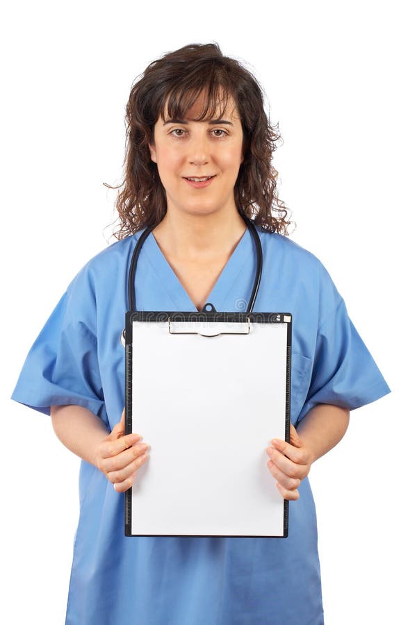 Doctor with a clipboard stock photo. Image of confident - 2795046