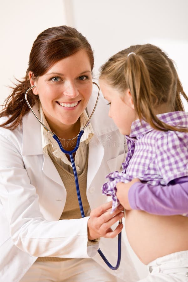 Child Patient Visiting Doctor S Office Stock Image - Image of patient ...