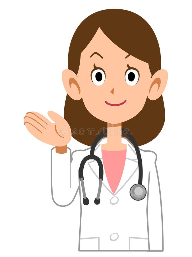 Guide Doctor a Whole Body of Man and Woman Stock Vector - Illustration ...