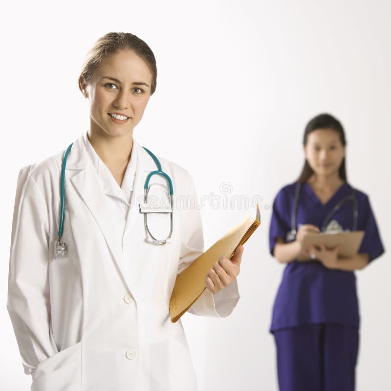 Female doctors stock photo. Image of consulting, american - 4997046