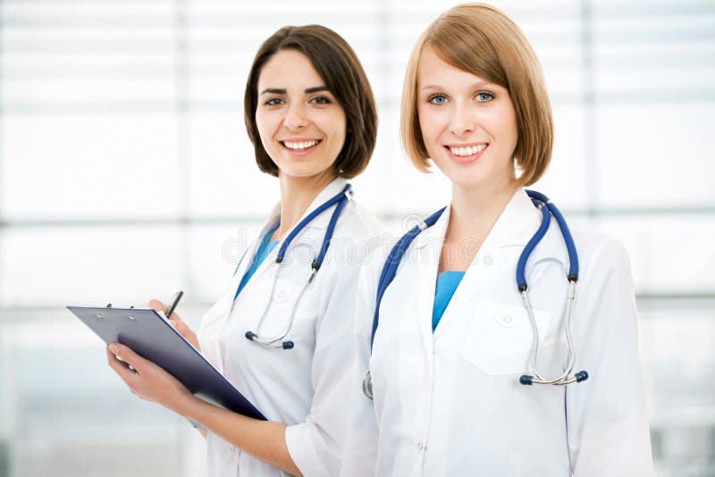 Female doctors stock image. Image of fresh, laboratory - 40193393
